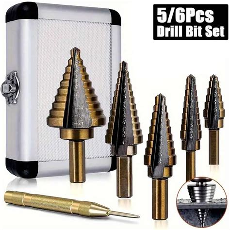 Juego De Brocas Escalonadas De Cobalto HSS 4241 Herramientas De