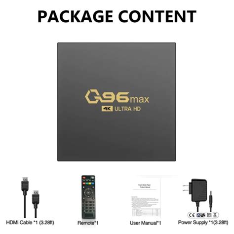Smart TV Box Q Max K Ultra HD Android