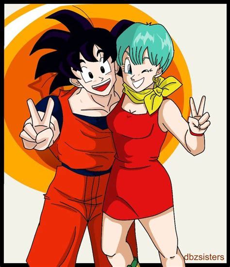 Bulma And Goku Best Friends Dbz Goku And Bulma Dragon Ball Z