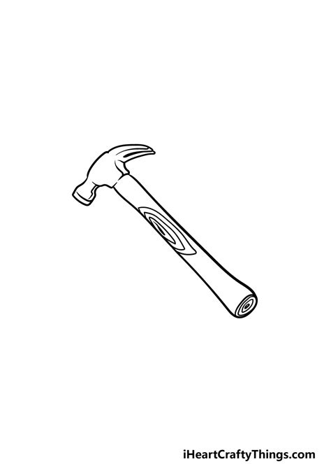 Claw Hammer Drawing Hammer Drawing Vector Art Icons And Graphics For