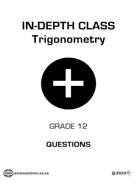 Gr12 Comb Eng Trigonometry Qm Learner 2022 Pdf