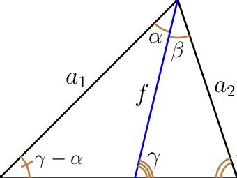 A Characteristic Property Of A Bisector In A Triangle Download Scientific Diagram
