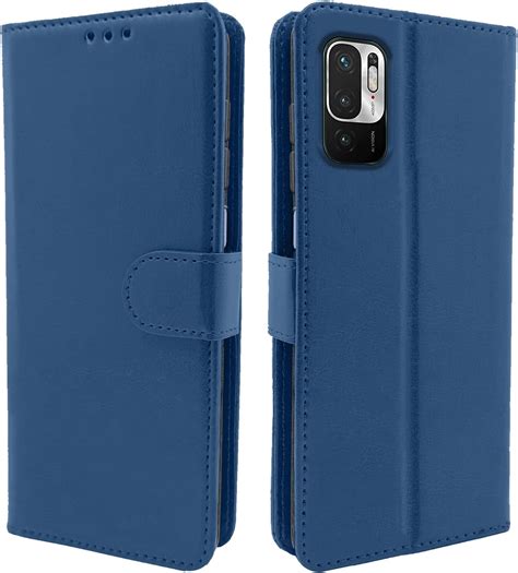 Pikkme Mi Redmi Note 10T 5G Poco M3 Pro 5G Flip Case Leather Finish Inside TPU With Card