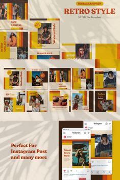 Bio Template Ideas Layout Design Presentation Design Instagram Template Design