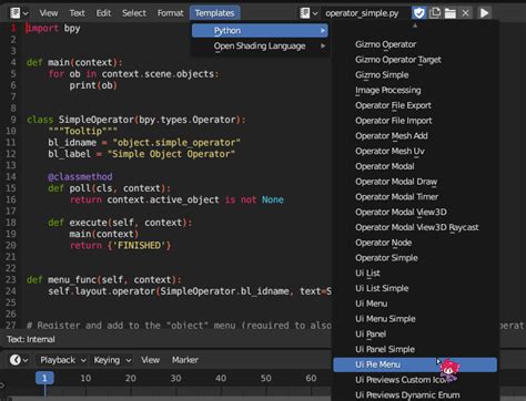 Any Opensoursce Scriptaddon Looks Like This Python Support Blender