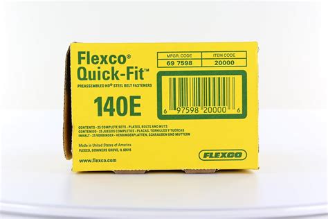 Flexco 140e Box Quick Fit Bolt Plate Fastener 25 India Ubuy