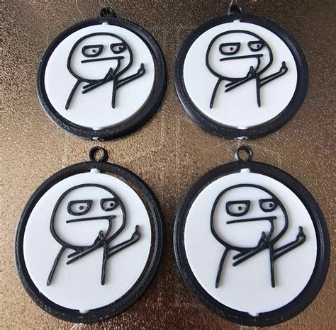 Middle Finger To You Keychain Spinning By Muffinman Makerworld