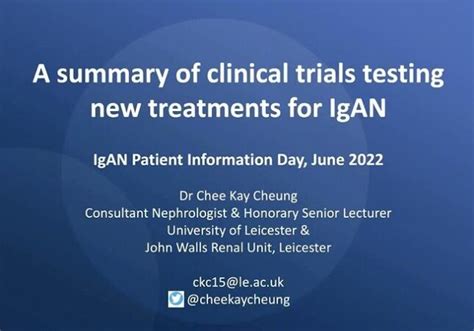 clinical trials the international iga nephropathy network
