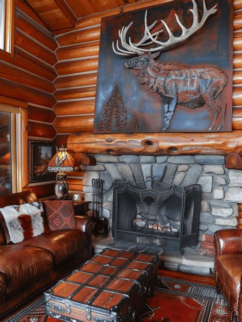 22 Rustic Log Cabin Wall Decor Ideas For A Homey Feel Home Decor Bliss
