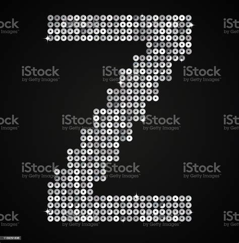 벡터 실버 반짝이 스팽글 문자 Z 개념에 대한 스톡 벡터 아트 및 기타 이미지 개념 교육 금속 Istock
