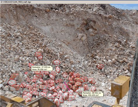 Analysis Of The Fragmentation Grain Size From Trial Blast Download