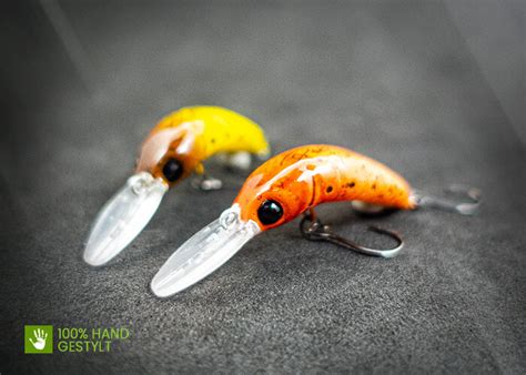 Forellenwobbler Mini Banane