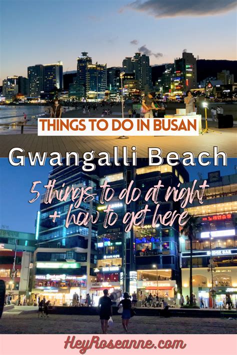 Best Beaches In Busan 5 Things To Do In Gwangalli Beach At Night Artofit