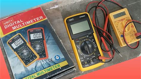 Konsa Digital Multimeter Best He Unity Multimeter Dt830d Youtube