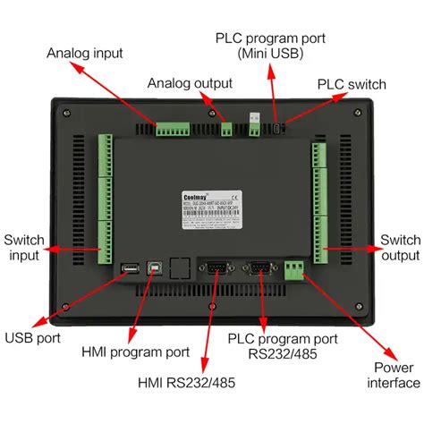 Coolmay Inch EX G Series Pixels HMI PLC All In One Programmable Logic Controller