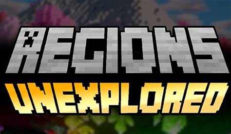 Regions Unexplored Mod For Minecraft 1 19 2 And 1 18 2