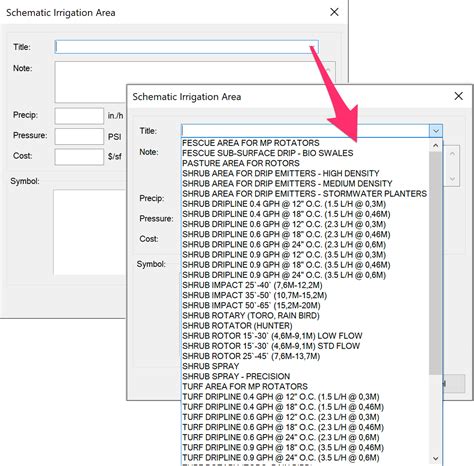 Schematic Irrigation