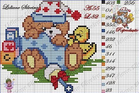 Pinta E Borda Lidiane Silveira 563 Baby Cross Stitch Patterns