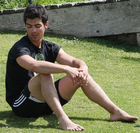 Barefoot Males Joe Jonas