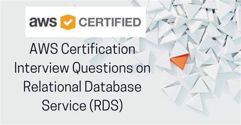 amrutha dronamraju on linkedin aws certification interview questions on relational database