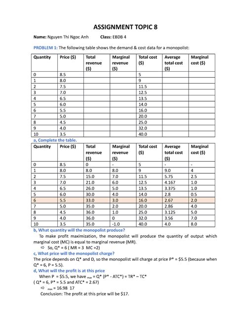 Assignment Topic Requirements Assignment Topic Name Nguyen Thi