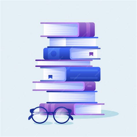 Ручной обращается плоский дизайн стопки книг иллюстрации | Бесплатно ...