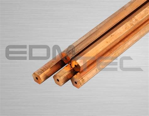 Copper Electrode Hexagon Eroding Accessories Edm Tec Ohg