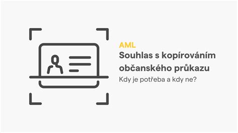 Aml Kopírování Občanských Průkazů A Gdpr Sedlakova Legal Sedlakova