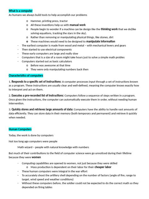 history of computer reviewer pdf computing computer science