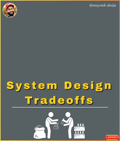 Telecomhall On Linkedin Quick System Design Tradeoffs Mayank Ahuja