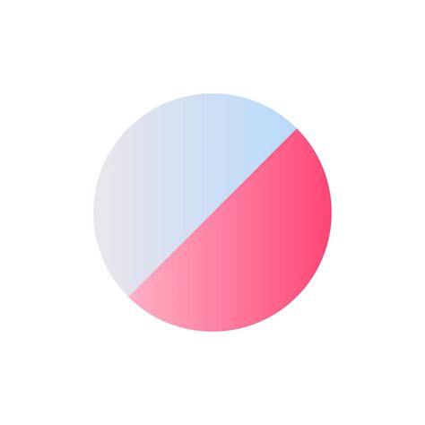 Disk Shaped Tablet Flat Gradient Two Color Ui Icon Oral Medication