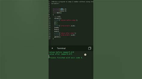 Write A Program To Swap 2 Number Without Using 3rd Variable In C