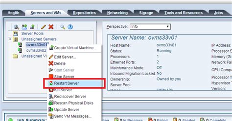 Oracle Linux とその周辺のもの Oracle Vm Server 再起動。