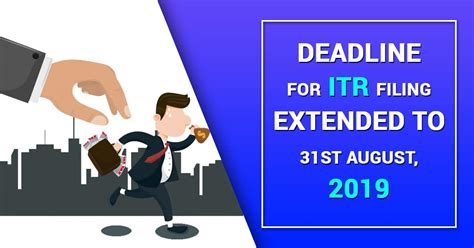 Deadline For Itr Filing Extended To August 31st Latest News
