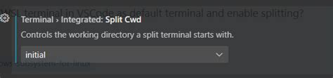 Visual Studio Code Unable To Split WSL Terminal In Windows VSCode Stack Overflow
