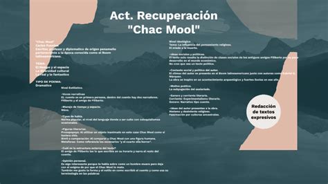 Cuento Chac Mool By Andrea Nicole Ruiz Mendoza On Prezi