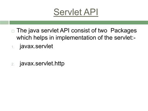 Java Servlet Technology Ppt