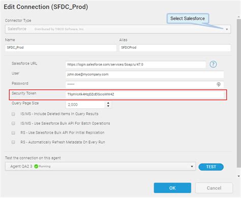 Configure A Salesforce Connection