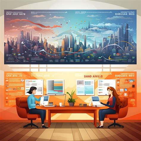 Premium Ai Image Set Of Data Analytics Banner Ads Data Charts And