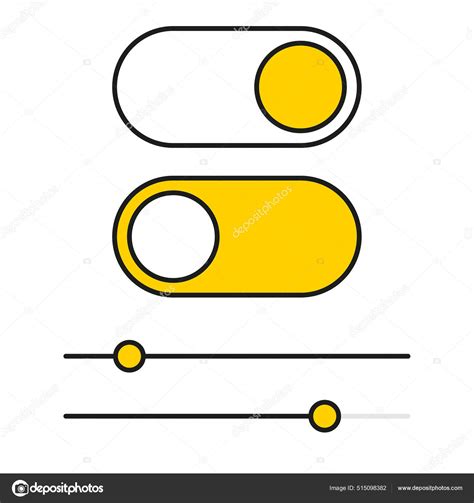 UI Sliders Bar Panel Set Stock Vector Image By Sumkinn