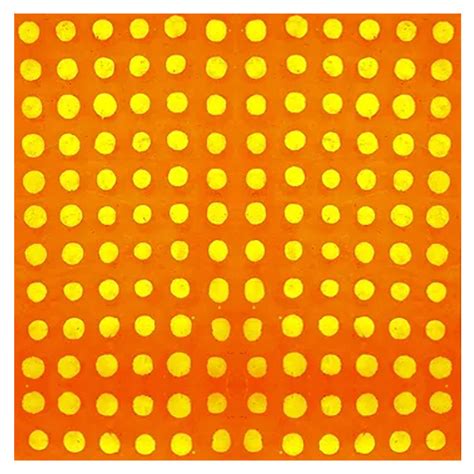 Departments Aitoh Lokta Batik Dot Paper 195x295 Yellow Wax On Orange