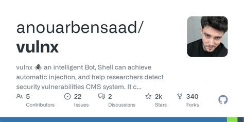 Github Anouarbensaadvulnx Vulnx 🕷️ An Intelligent Bot Shell Can
