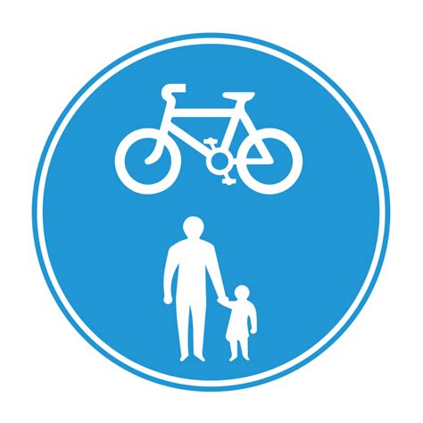 Cycle And Pedestrian Route Road Marking Direct To Trade