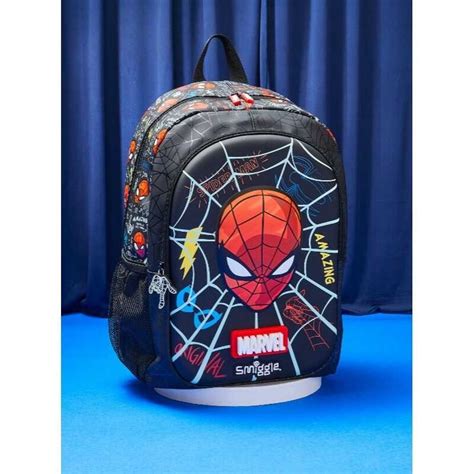 Schoolbag ☥ Australian Smiggle Cartoon Spider Man Classic Primary And