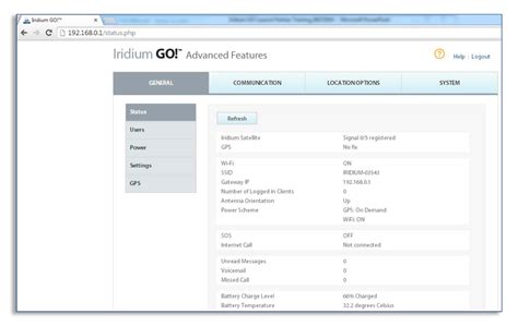 Iridium GO Advanced Portal Quick Start Guide Apollo Satellite