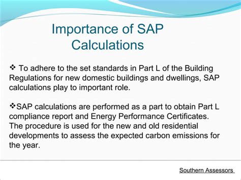 Sap Calculations Epc S PPT