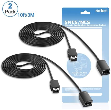 Snes Classic Mini Extension Cable 3m 10ft Keten Super Nintendo Nes