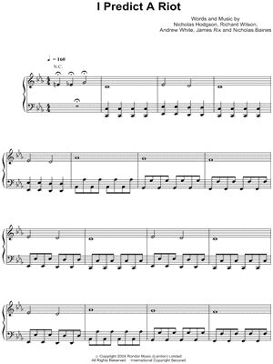 I Predict A Riot Sheet Music 2 Arrangements Available Instantly Musicnotes