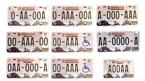 Nuevo Diseño De Placas Vehiculares En Sonora Ve Características Y