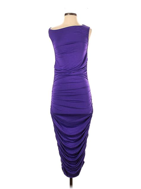 Catherine Malandrino 100 Viscose Purple Cocktail Dress Size S 74